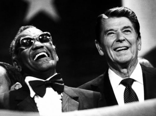 Ray-Charles-and-Ronald-Reagan